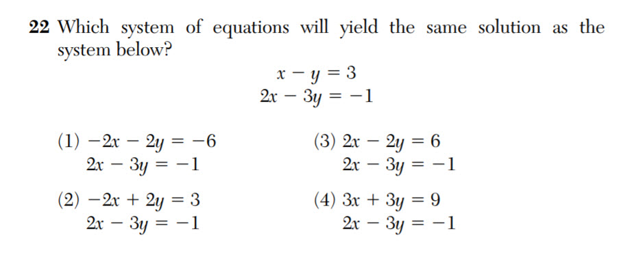 Get the Math and the Points Aug 2018 CC Algebra I Regents #22 | Math ...