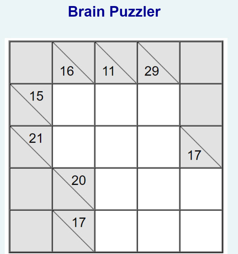 November 2019 Brain Puzzler Solution | Math Confidence by Robin the ...